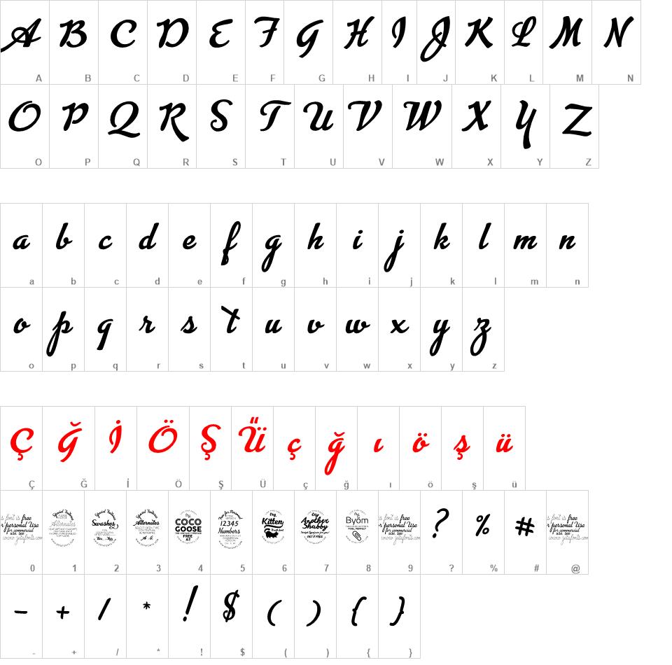 Advertising Script font - Font Tr