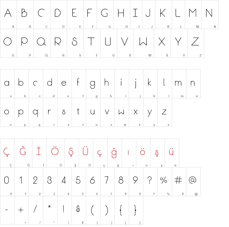 Break Fill font - Font Tr