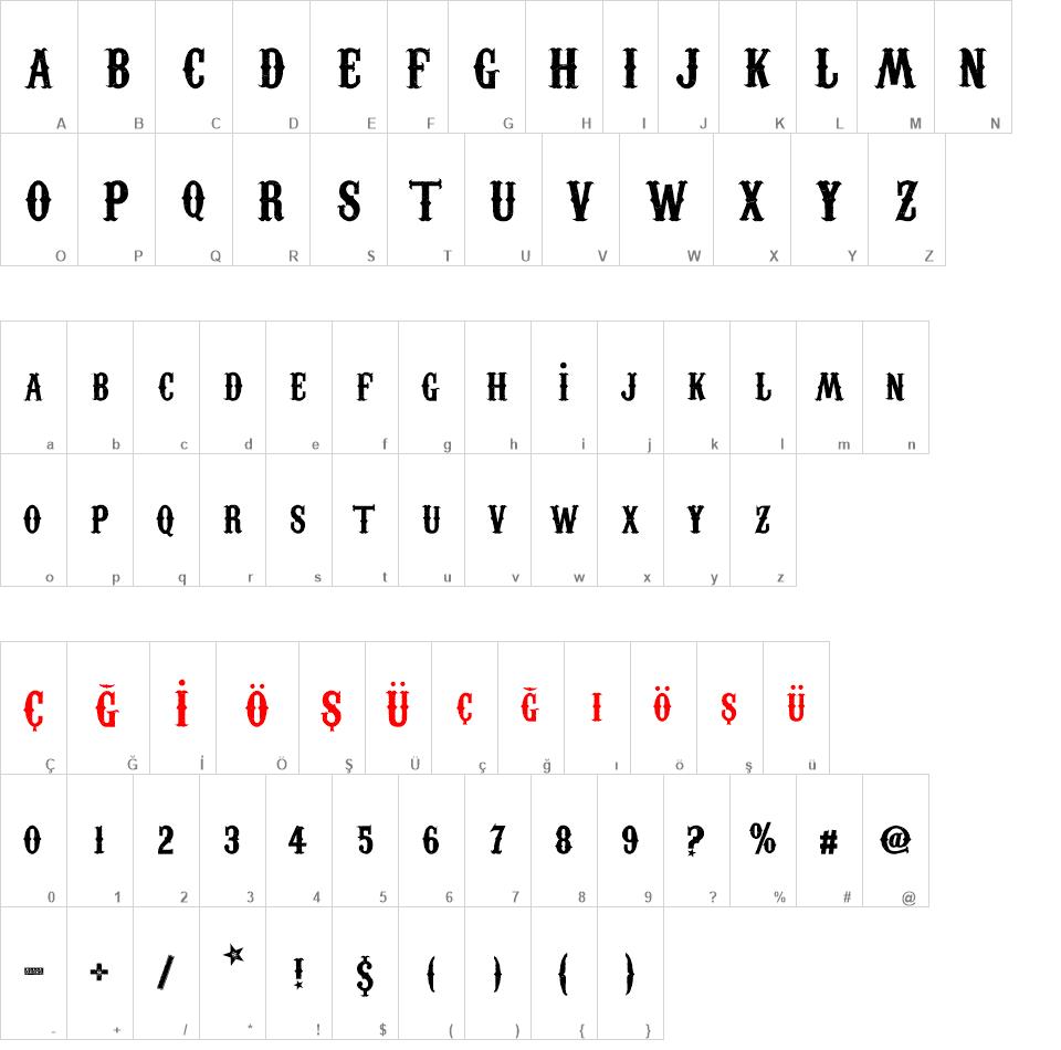Carnivalee Freakshow font - Font Tr