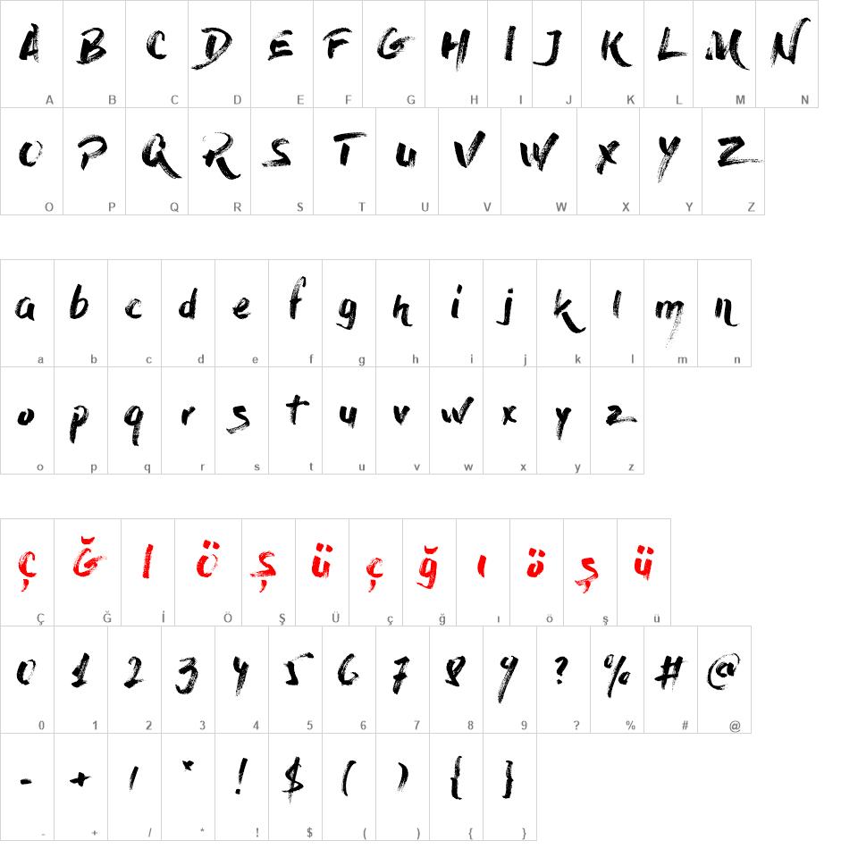 Dry Brush font - Font Tr