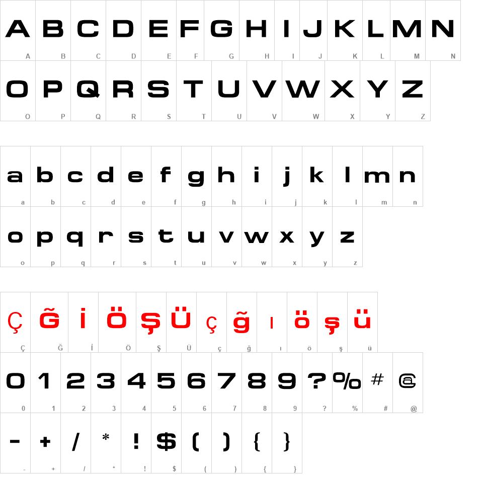 Federation font - Font Tr