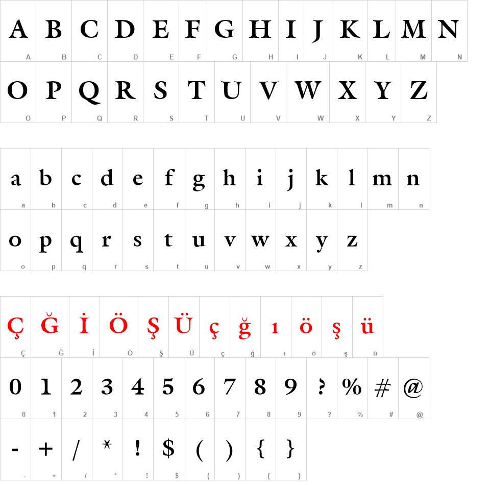 Galliard BT font - Font Tr