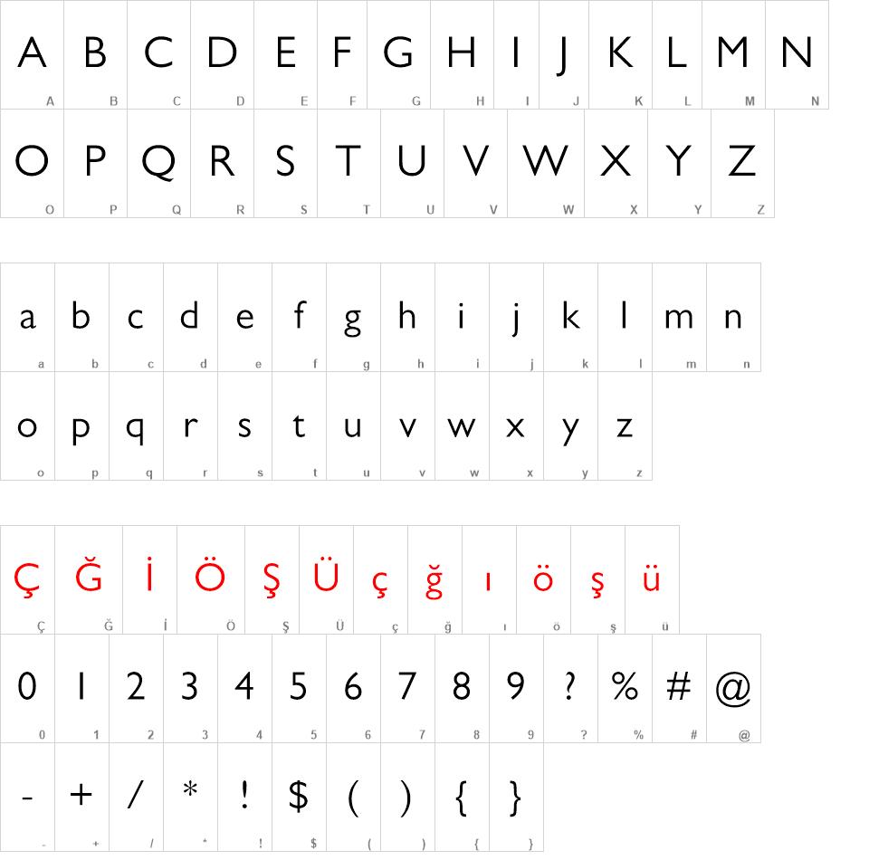 GIll Sans font - Font Tr