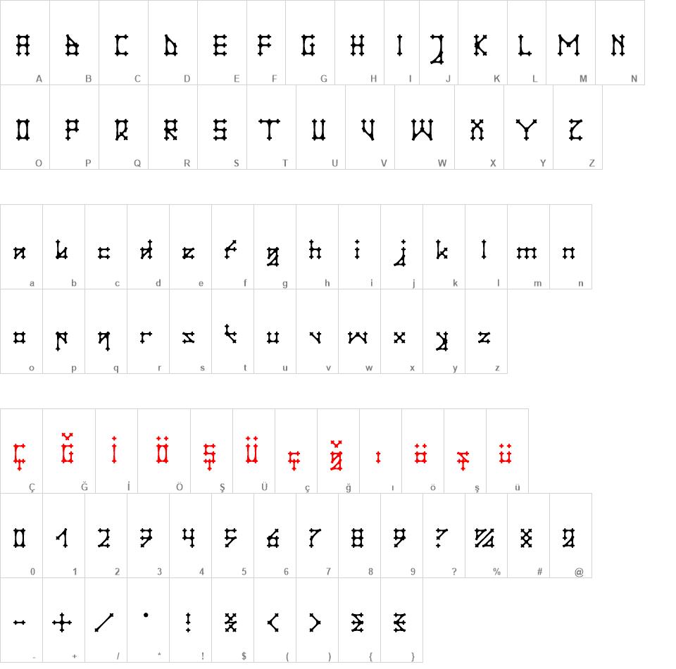 Gotika Apvalus font - Font Tr