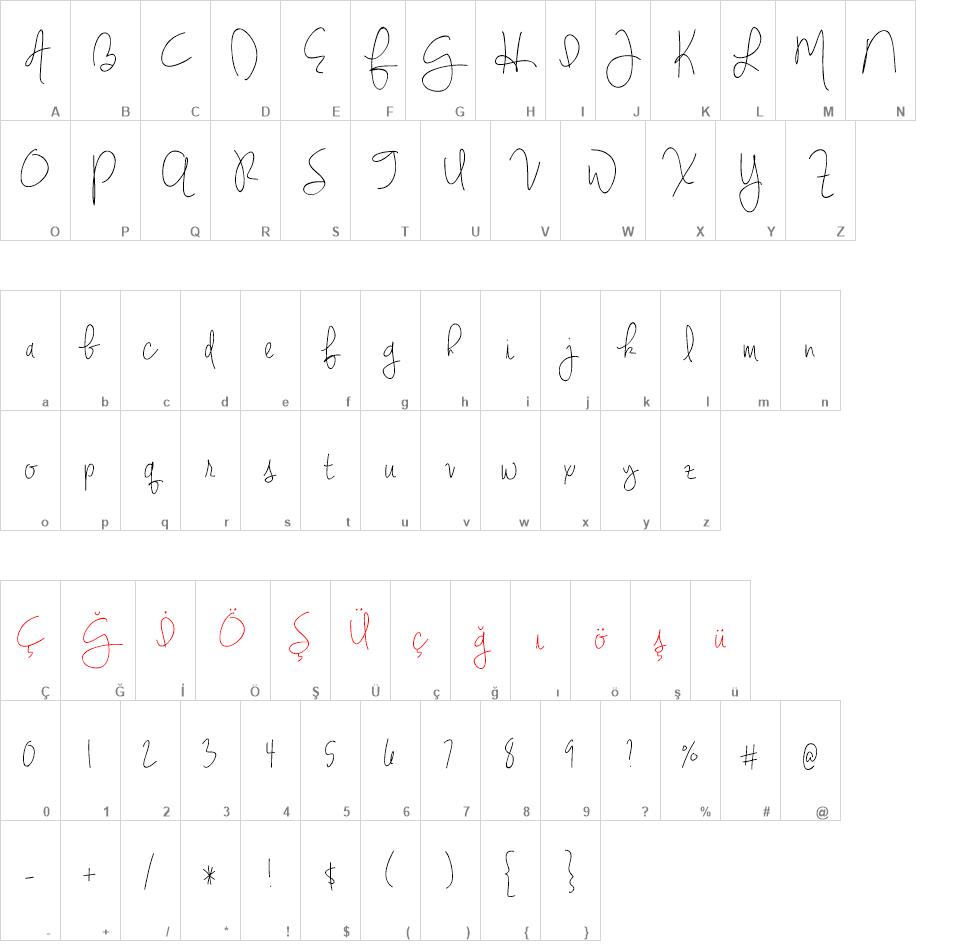 Jennifer Lynne font - Font Tr