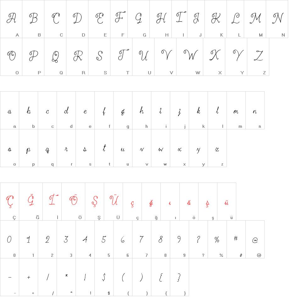 Kind Handwriting font - Font Tr