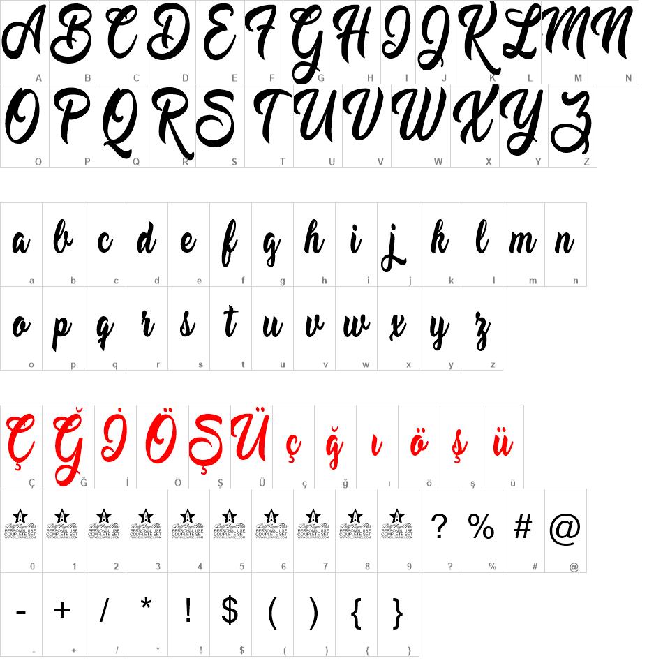 Mustard font - Font Tr