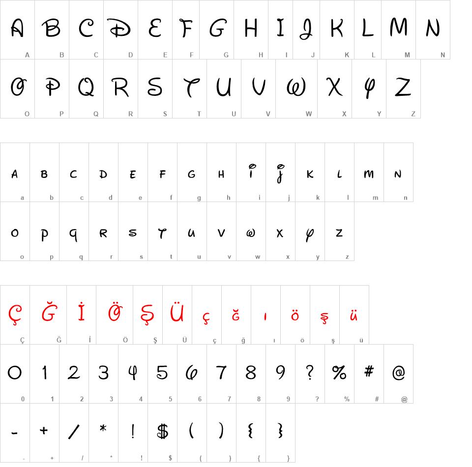 New Waltograph - Walt Disney font - Font Tr