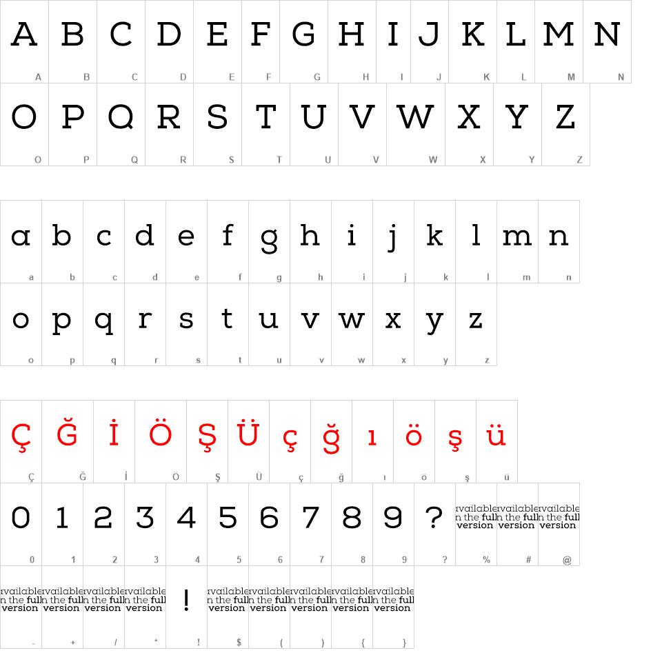 Nexa Slab font - Font Tr