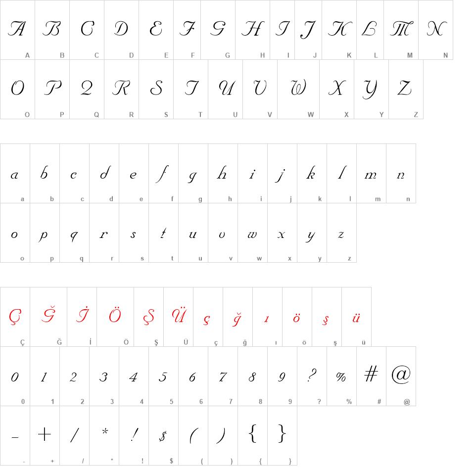 Nuptial BT font - Font Tr