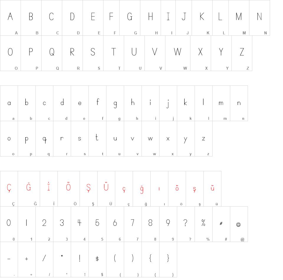 Simple Print font - Font Tr