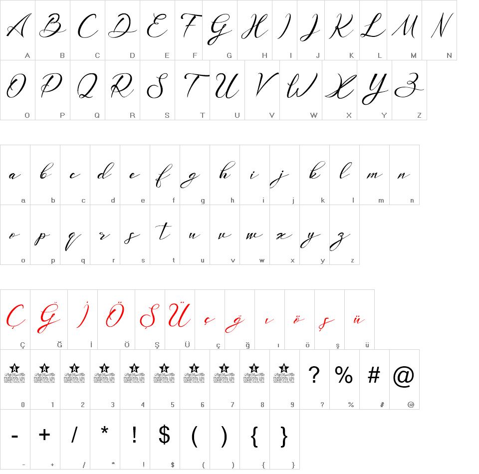 Universal Script font - Font Tr