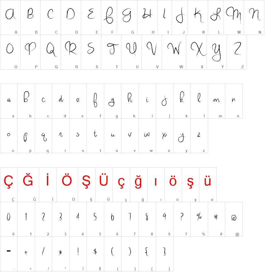 Vırgınıa Sky font - Font Tr