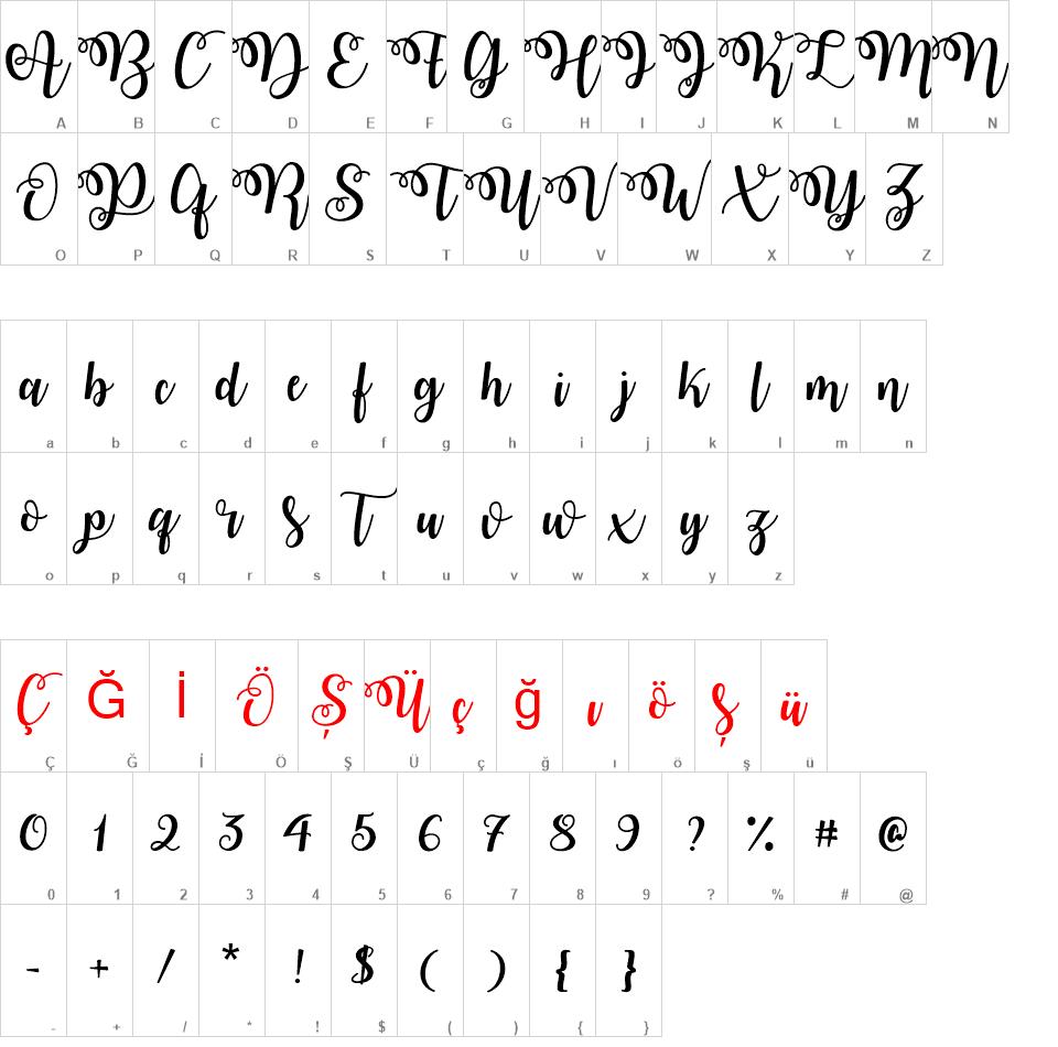 Watermelon Script font - Font Tr