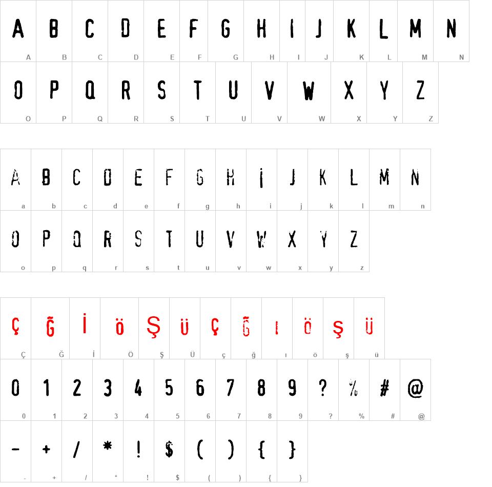 XBAND Rough font - Font Tr