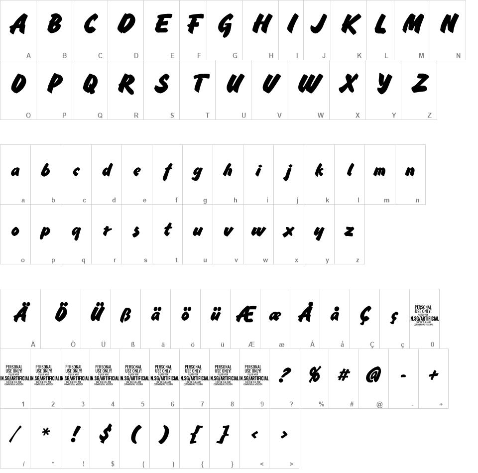 Artificial Intelligence font - Font Tr
