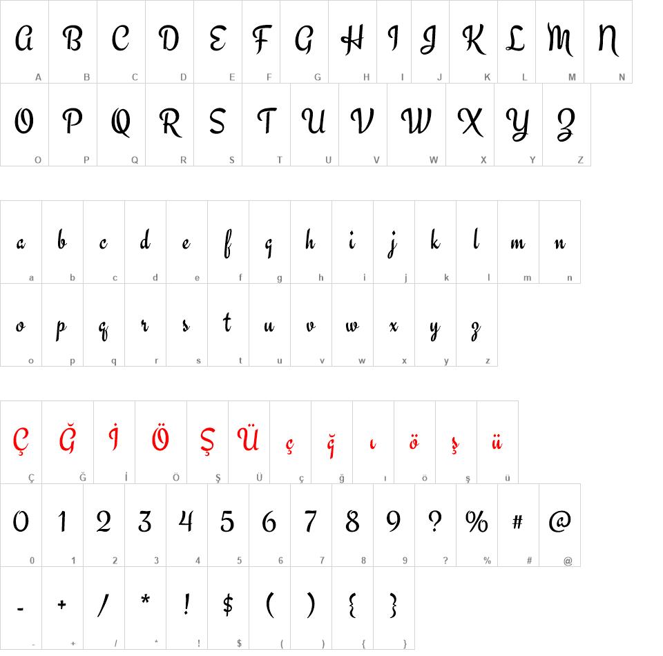 Engagement font - Font Tr