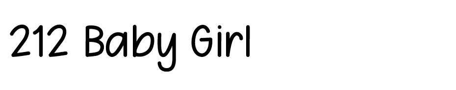 212 Baby Girl font - 212 Baby Girl font download