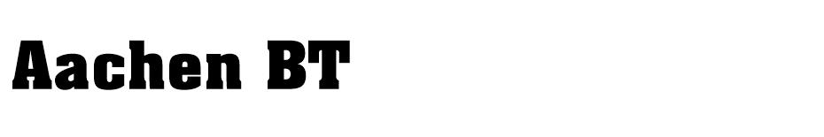 Aachen BT font - Aachen BT font download