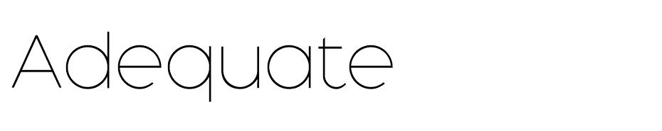 Adequate font - Adequate font download