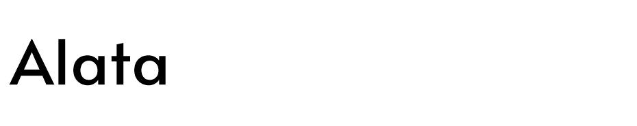 Alata google font - Alata font download