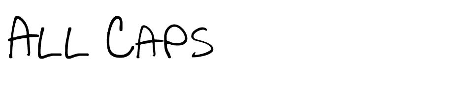 All Caps font - All Caps font download