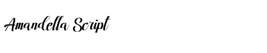 Amandella font - Amandella font download