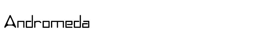 Andromeda font - Andromeda font download