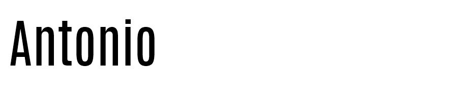 ANTONIO font - ANTONIO font download