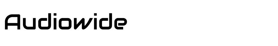 Audiowide font - Audiowide font download