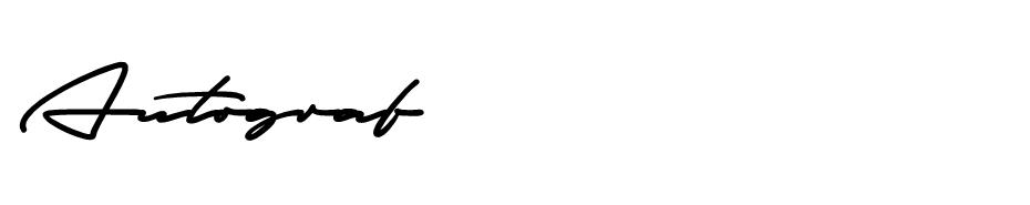 Autograf font - Autograf font download