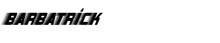 Barbatrick font - Barbatrick font download