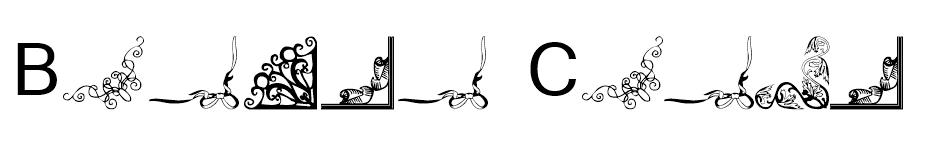 Border Corners 2 font - Border Corners 2 font download