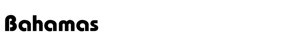Bahamas font - Bahamas font download