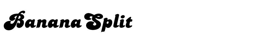 Banana Split font - Banana Split font download