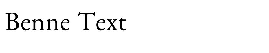 Benne font - Benne font download