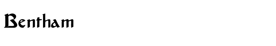 Bentham font - Bentham font download