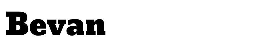 Bevan Font font - Bevan Font font download