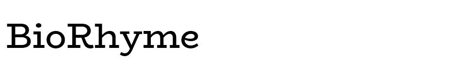BioRhyme google font - BioRhyme font download