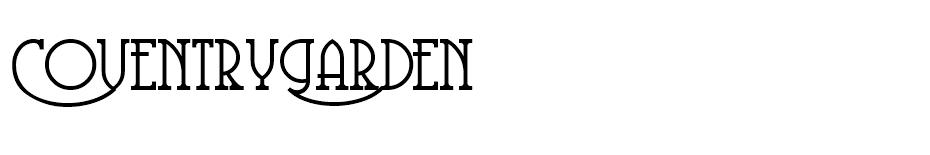 CoventryGarden font - CoventryGarden font download