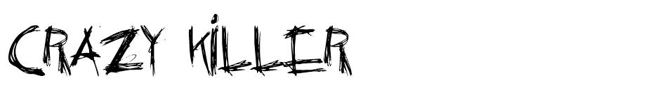 Crazy Killer font - Crazy Killer font download