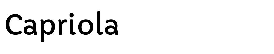 Capriola font - Capriola font download