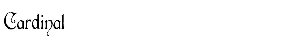 CARDINAL font - CARDINAL font download