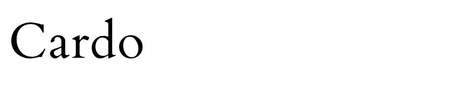 Cardo google font - Cardo font download