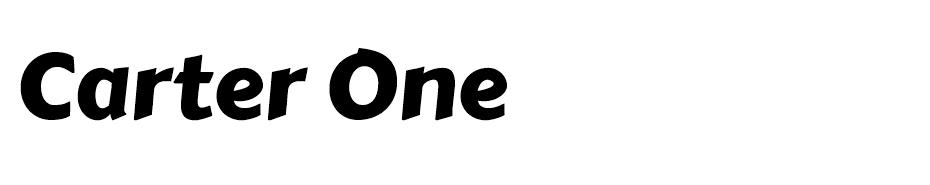Carter One Font font - Carter One Font font download
