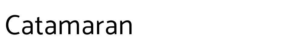 Catamaran font - Catamaran font download