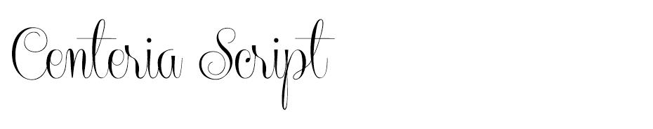 Centeria Script font - Centeria Script font download