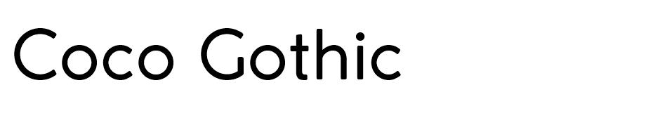 Coco Gothic font - Coco Gothic font download