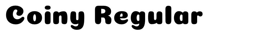 Coiny Regular font - Coiny Regular font download