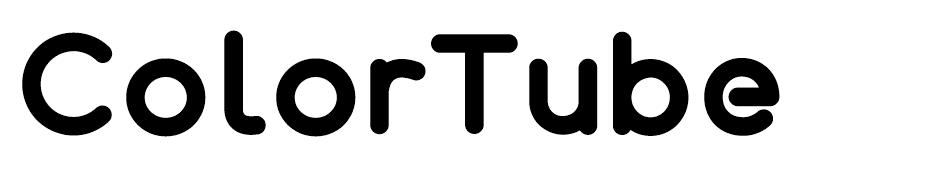 Colortube font - Colortube font download